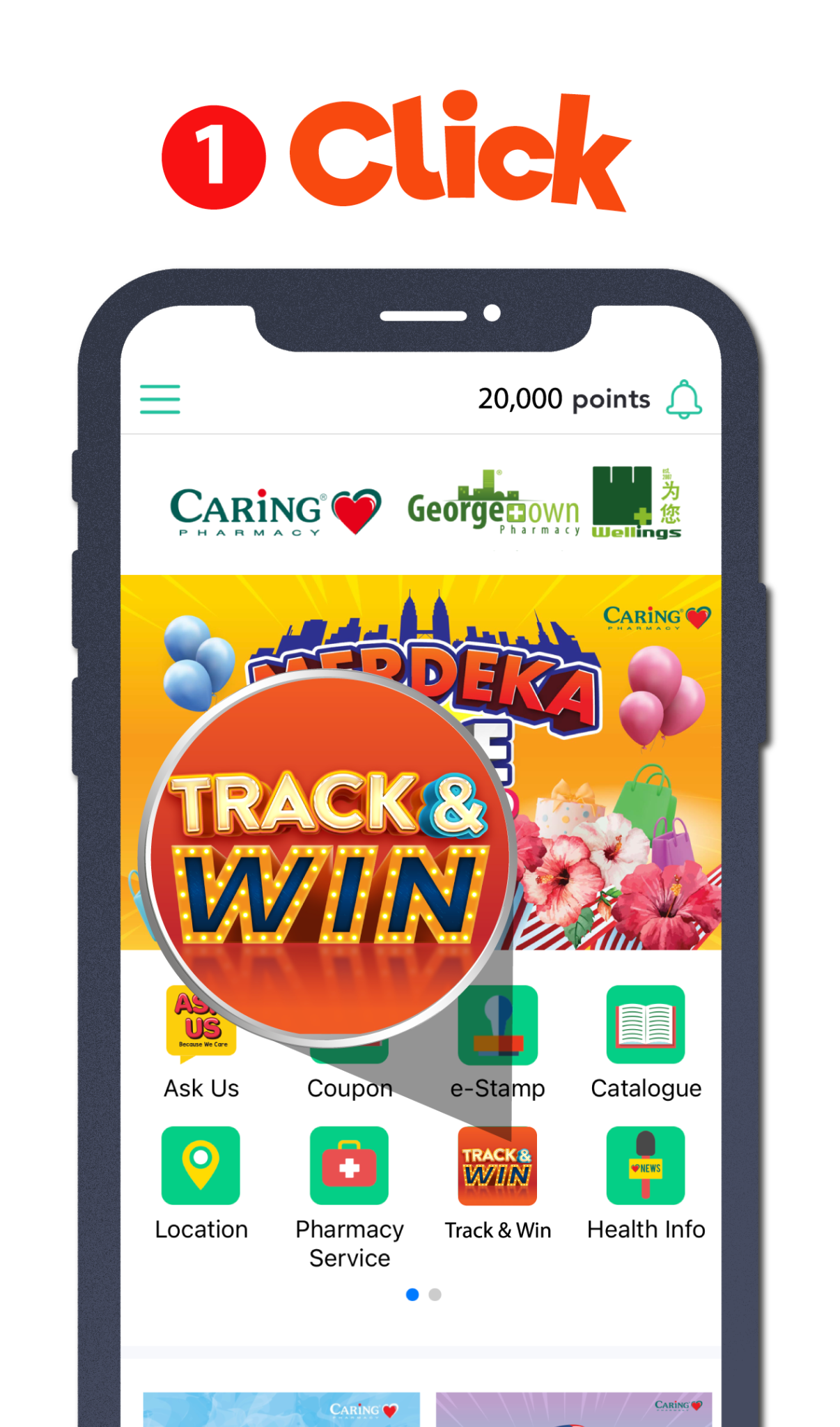 Track and Win - CARiNG Pharmacy