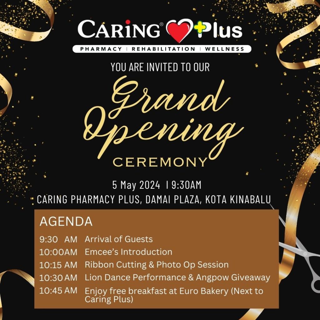 You are invited to our grand opening | CARiNG Pharmacy