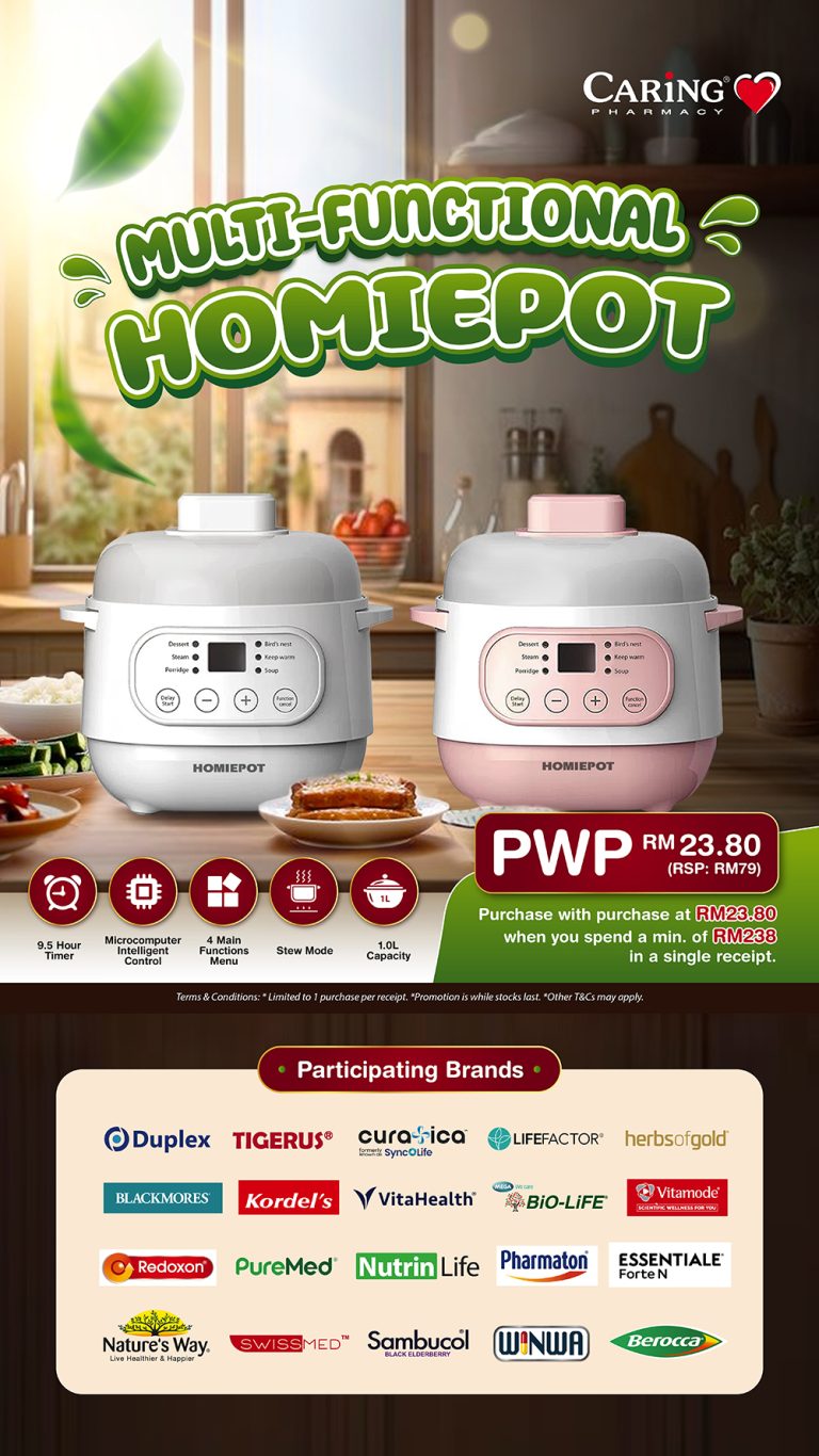 PWP Multi-functional HOMIEPOT | CARiNG Pharmacy